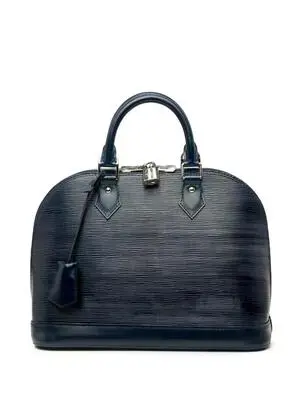 LOUIS VUITTON 2014 Epi Alma Pm Handbag - Blue