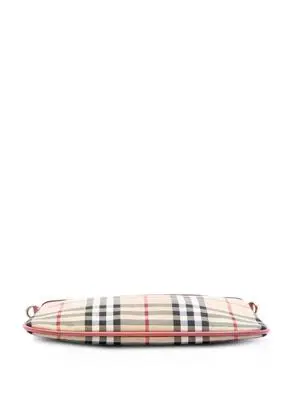 Burberry 2000-2017 Haymarket Check Nylon Peyton Crossbody Bag