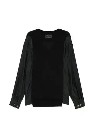 Undercover Panelled V-neck Blouse