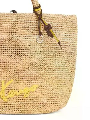Kenzo Large Barket Signature-embroidered Tote Bag