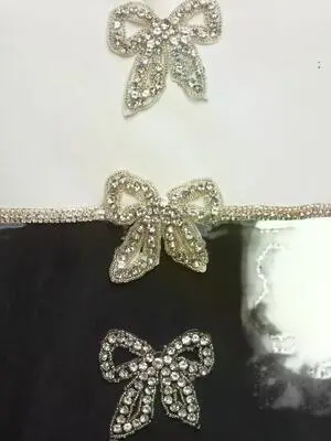 SELF-PORTRAIT Crystal-embellished Bow Mini Dress