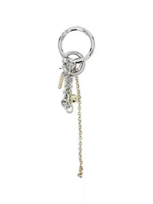 JUSTINE CLENQUET Lewis Chain Keyring - Silver