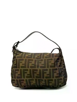 Fendi 2000-2010 Zucca Canvas Handbag - Brown