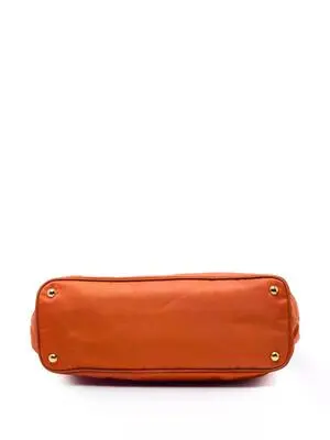Prada 2013-2026 Saffiano Trimmed Tessuto Tote Bag