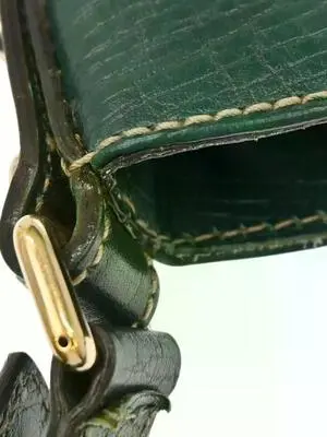 Gucci 1990-2000s Horsebit Gg Canvas Shoulder Bag