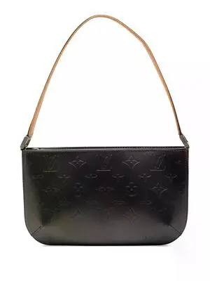 LOUIS VUITTON Monogram Mat Fowler Shoulder Bag - Grey