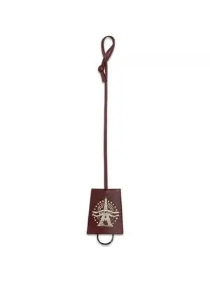 Kenzo Eiffel Tower Leather Bag Charm - Red