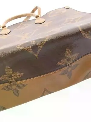 LOUIS VUITTON 2019 Monogram Reverse Giant Onthego Gm Satchel
