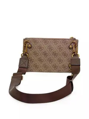 Guess Monogram-print Logo-plaque Belt Bag