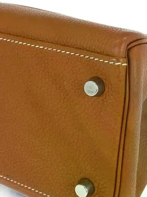Hermès 2007 Togo Kelly 32 Tote Bag - Brown