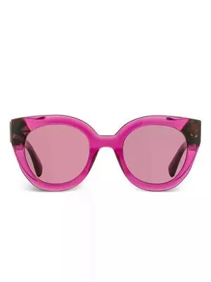 Longchamp 750 Round-frame Sunglasses - Pink