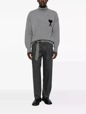AMI Paris De Coeur Roll-neck Sweater