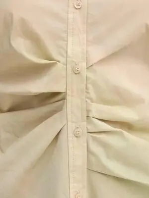 Sisley Gathered Puff-sleeve Shirt