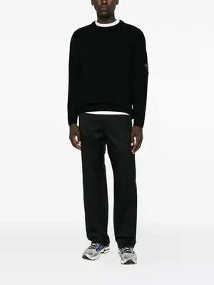 C.P. COMPANY Lens-detail Raglan-sleeve Sweater