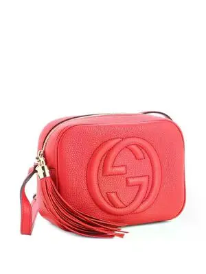 Gucci Soho Disco Leather Crossbody Bag - Red