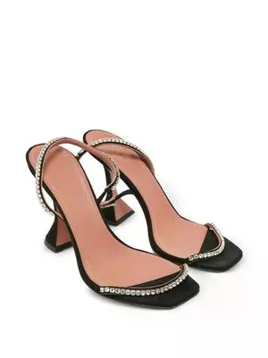 Amina Muaddi Gilda Crystal-embellished Sandals