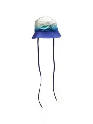 Casablanca Gradient Chin-strap Bucket Hat