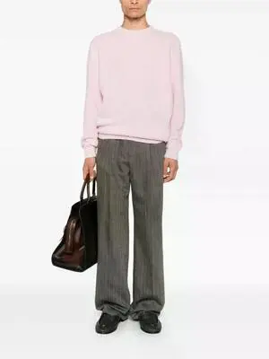 SCAGLIONE Bouclé-knit Crewneck Sweater