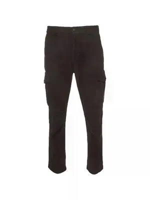BOSS Corduroy Straight-fit Cargo Pants - Black