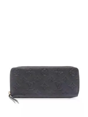 LOUIS VUITTON 2019 Monogram Empreinte Clemence Wallet - Black