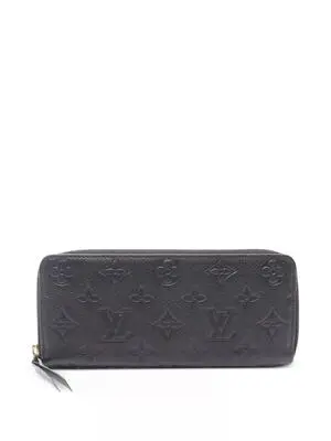 LOUIS VUITTON 2019 Monogram Empreinte Clemence Wallet - Black