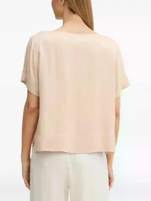 Sisley Embroidered Short-sleeve Blouse