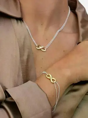 DOWER & HALL Entwined Infinity Bracelet