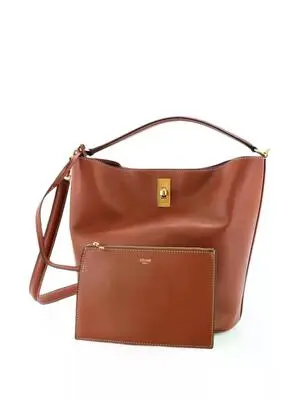 Celine 16 Bag Leather Bucket Bag
