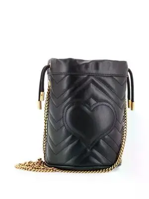 Gucci Gg Marmont Matelasse Leather Mini Bucket Bag