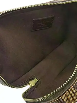 LOUIS VUITTON 2012 Damier Ebene Geronimos Crossbody Bag