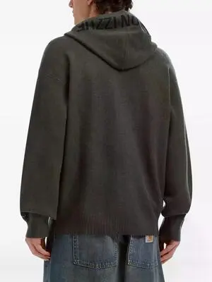 Izzue Logo-print Zip-up Hoodie