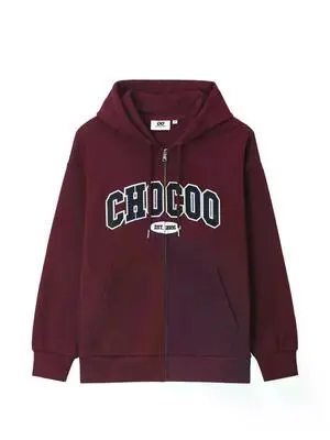 CHOCOOLATE Logo-patch Zip-fastening Sweatshirt