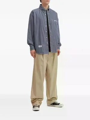 CHOCOOLATE Striped Button-down Shirt