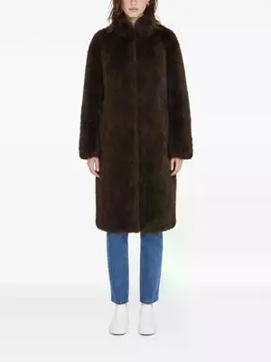 Liu Jo Faux-fur Coat - Brown