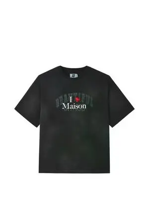Izzue Graphic-print T-shirt - Black