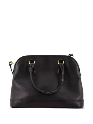 Prada Open Promenade Saffiano Leather Medium Tote Bag - Black