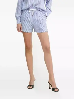 SILVIAN HEACH Kamis Stripe-print Drawstring Shorts