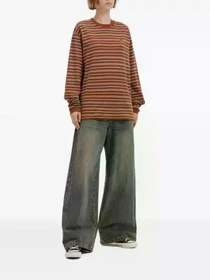 CHOCOOLATE Striped Long-sleeve T-shirt