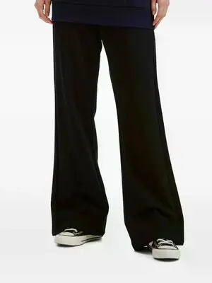 CHOCOOLATE Logo-patch Wide-leg Track Pants