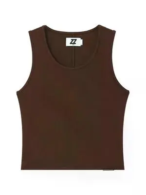 Izzue Logo-plaque Hoodie And Tank Top Set