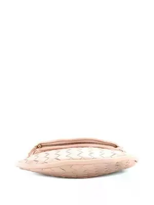 Bottega Veneta Gemelli Intrecciato Leather Shoulder Bag - Pink