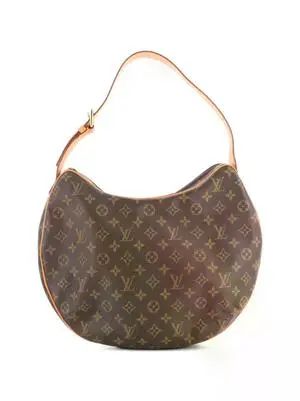 LOUIS VUITTON Monogram Canvas Croissant Gm Hobo Bag - Brown