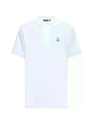 Psycho Bunny Logo-embroidered Piqué Polo Shirt - White