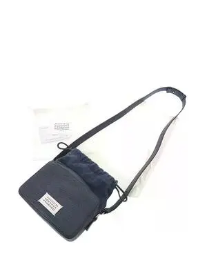 MAISON MARGIELA Grained Calfskin 5ac Camera Cross Body Bag - Blue