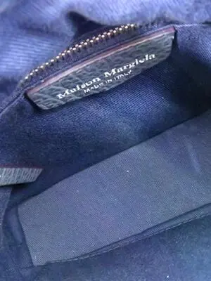 MAISON MARGIELA Grained Calfskin 5ac Camera Cross Body Bag - Blue