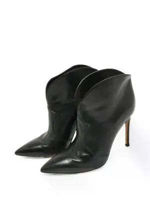 GIANVITO ROSSI Mable Pointed-toe Ankle Boots