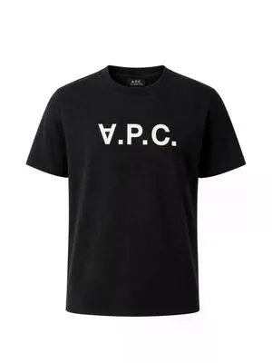A.p.c. Logo-print T-shirt - Blue