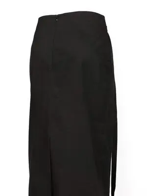 BOHEMSEO Buckle-detail Wrap Midi Skirt