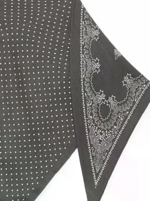Destin Polka-dot Paisley-print Scarf