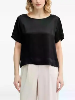 Sisley Boxy Short-sleeve Tunic - Black